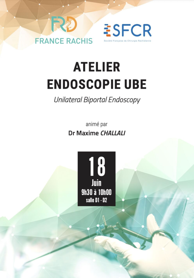 Formation sur la chirurgie endoscopique du rachis - Chirurgie du dos